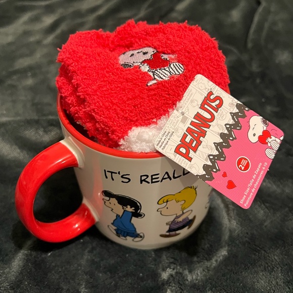 Peanuts | Accessories | Peanuts Gift Set Giant Peanuts Mug Wmatching ...